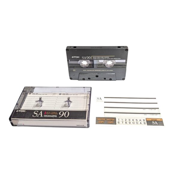 TDK | Media | Tdk Sa 9 Iec Type Ii Cassette Tape 991 W Case Labels ...